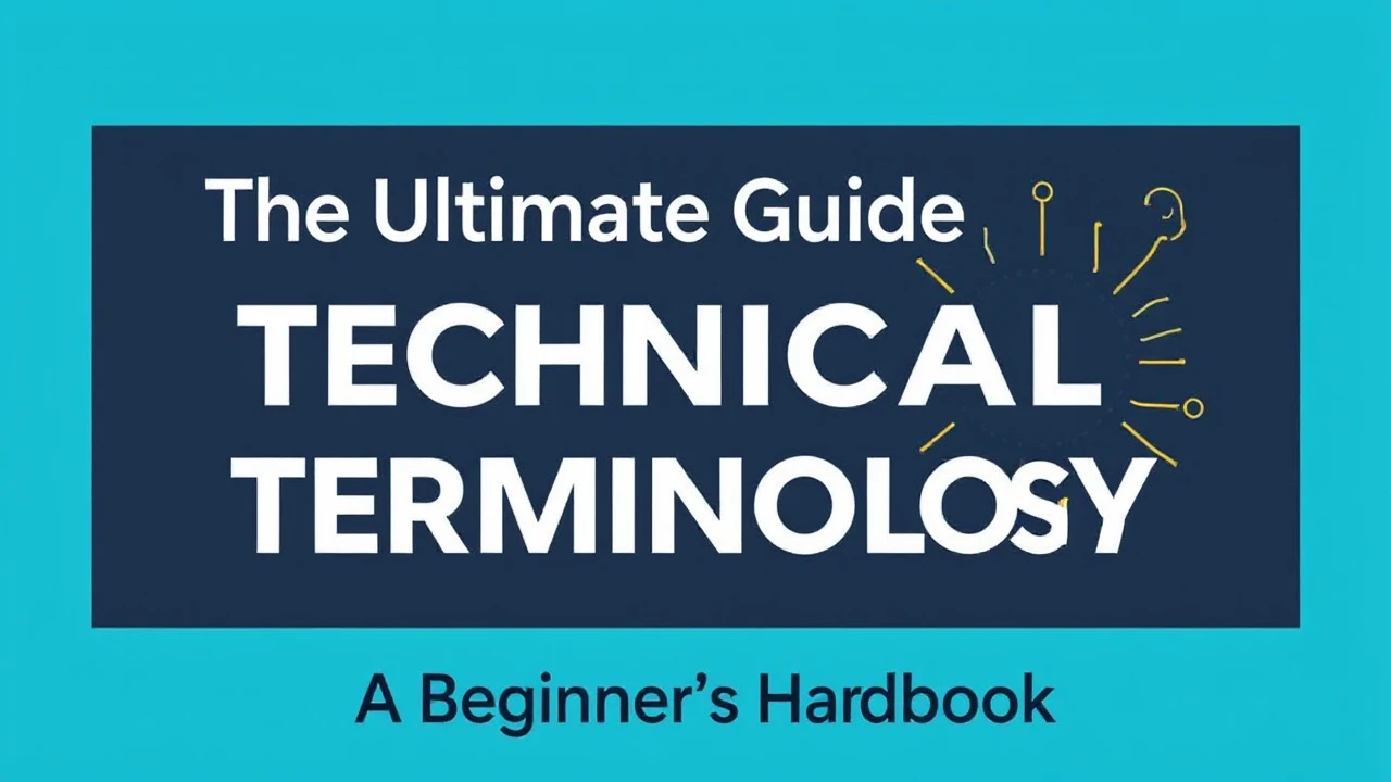 The Ultimate Guide Technical Terminology: A Beginner's Handbook