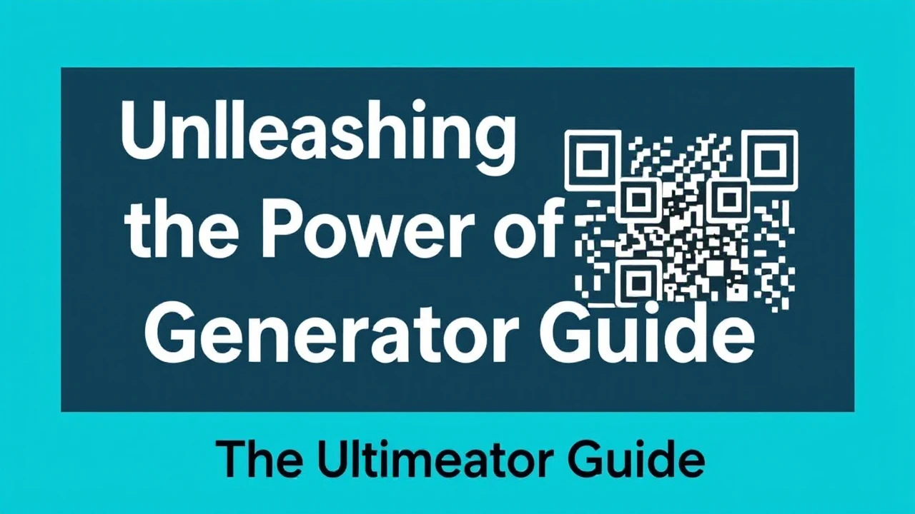 Unleashing the Power of QR Codes: The Ultimate Generator Guide