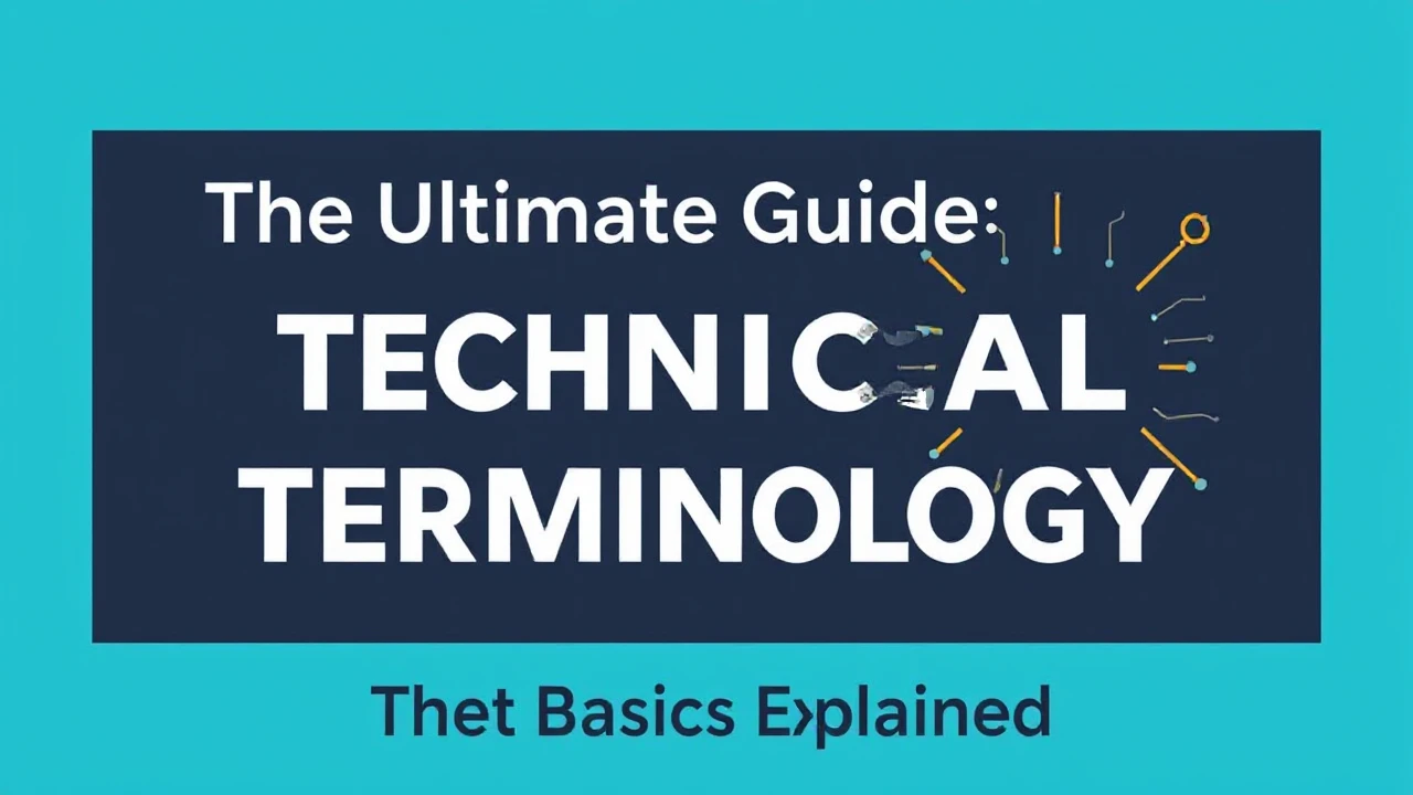 The Ultimate Guide Technical Terminology: The Basics Explained