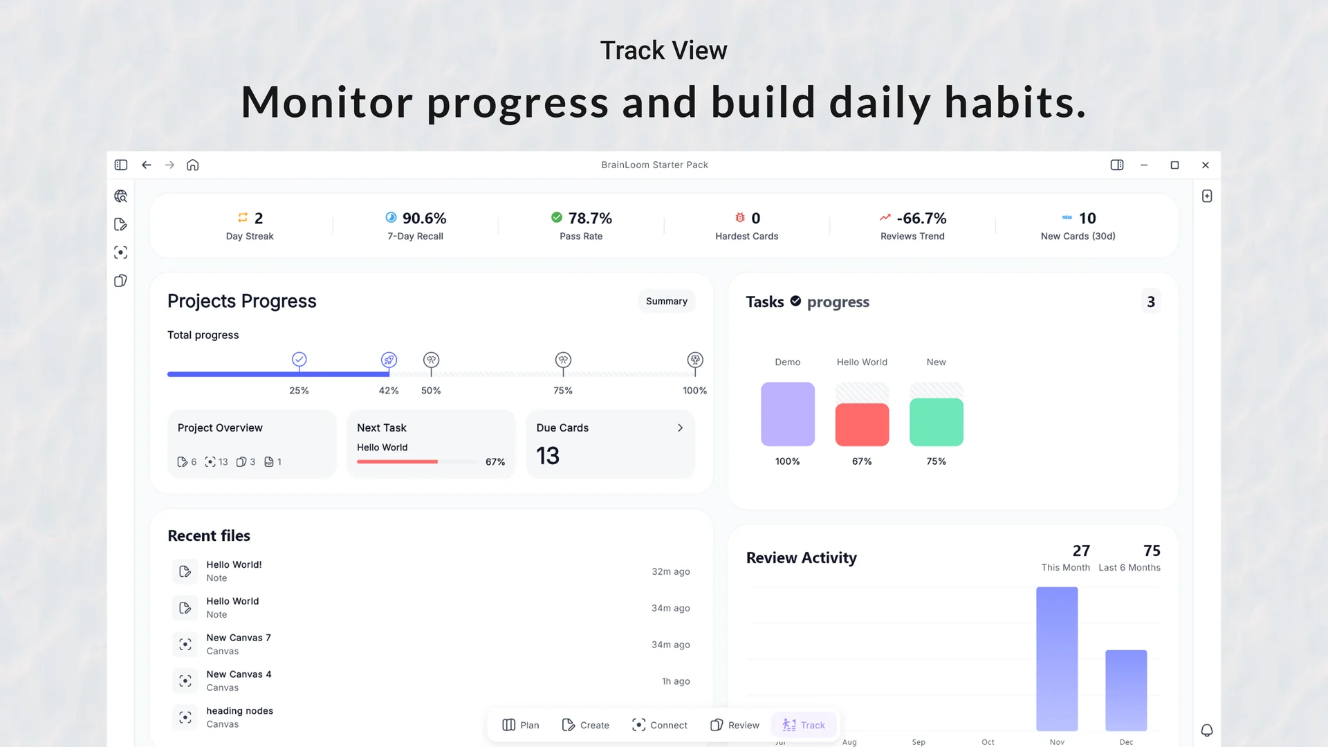 BrainLoom - Turn PDFs into Flashcards. The local-first Learning OS ...